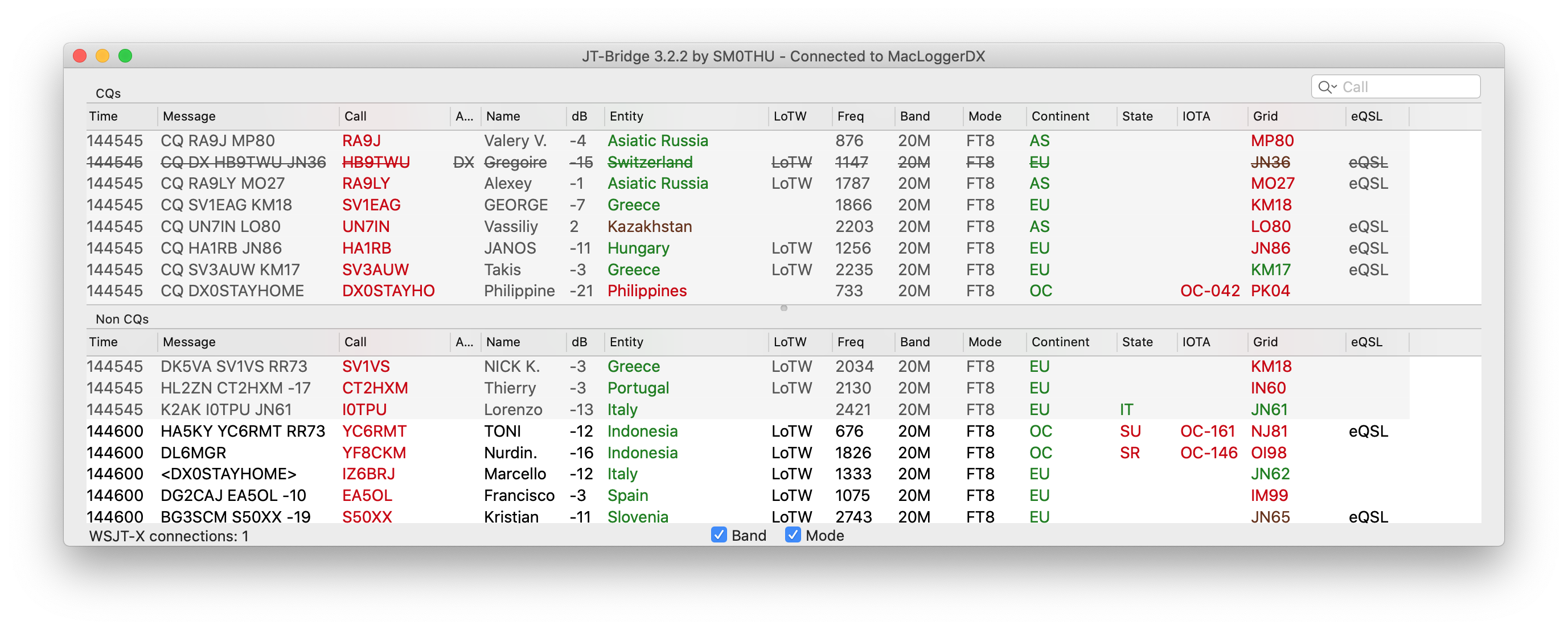 JT-Bridge Preferences